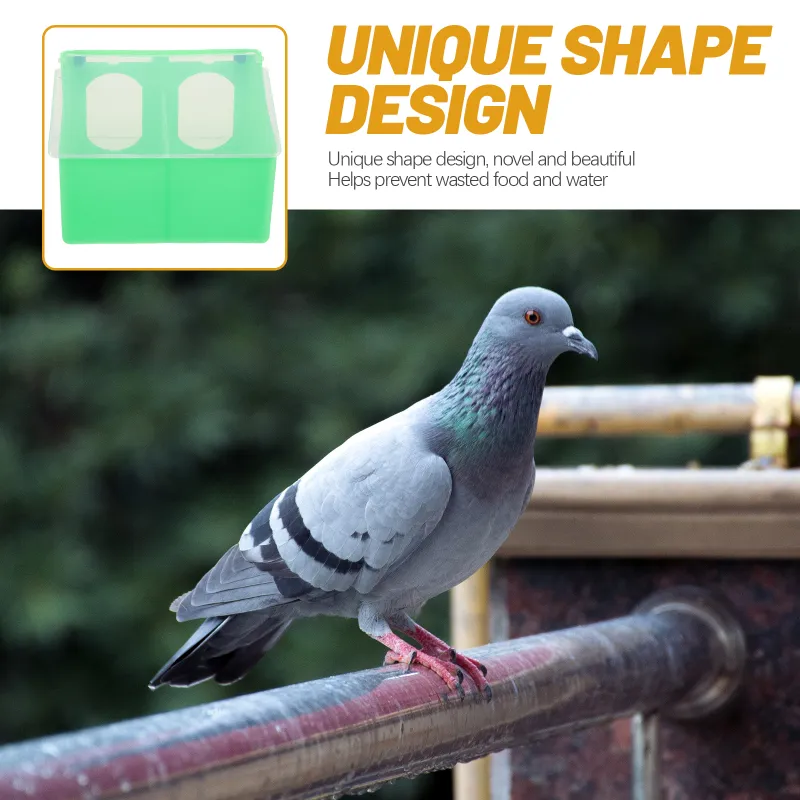 DHgate.com:"Durable Plastic Pigeon Feed Box: Lidded Feeder with Built ...