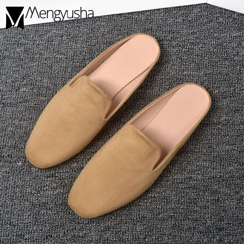 Velvet Plus Size Mules: Pantres D'été Confortables Et Confortables Pour ...