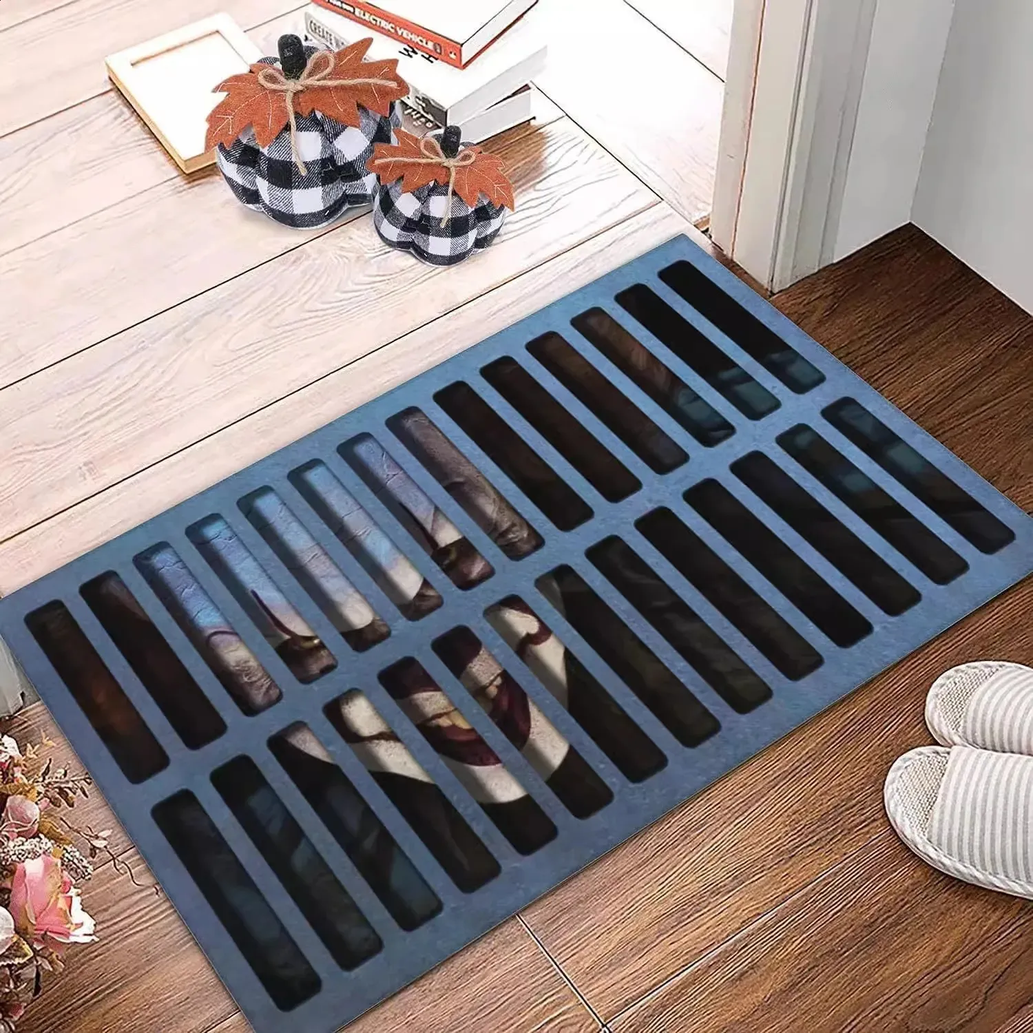 Halloween Clown Door Mat: Anti-Slip Horror Floor Mat, Fun & Simple Care ...