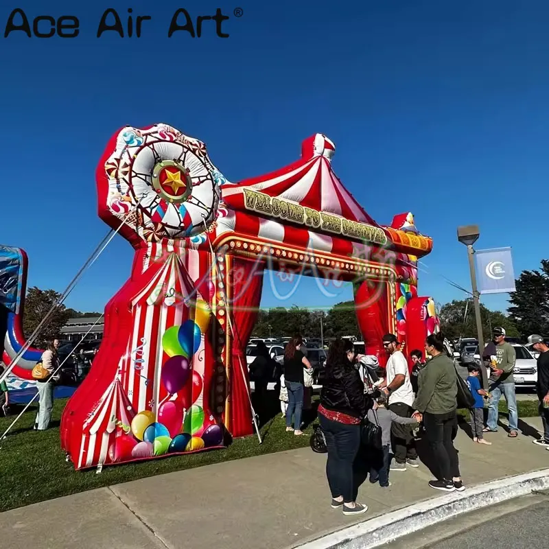 Wedding Balloon Arch Inflatable Custom Entrance Archway For Circus ...