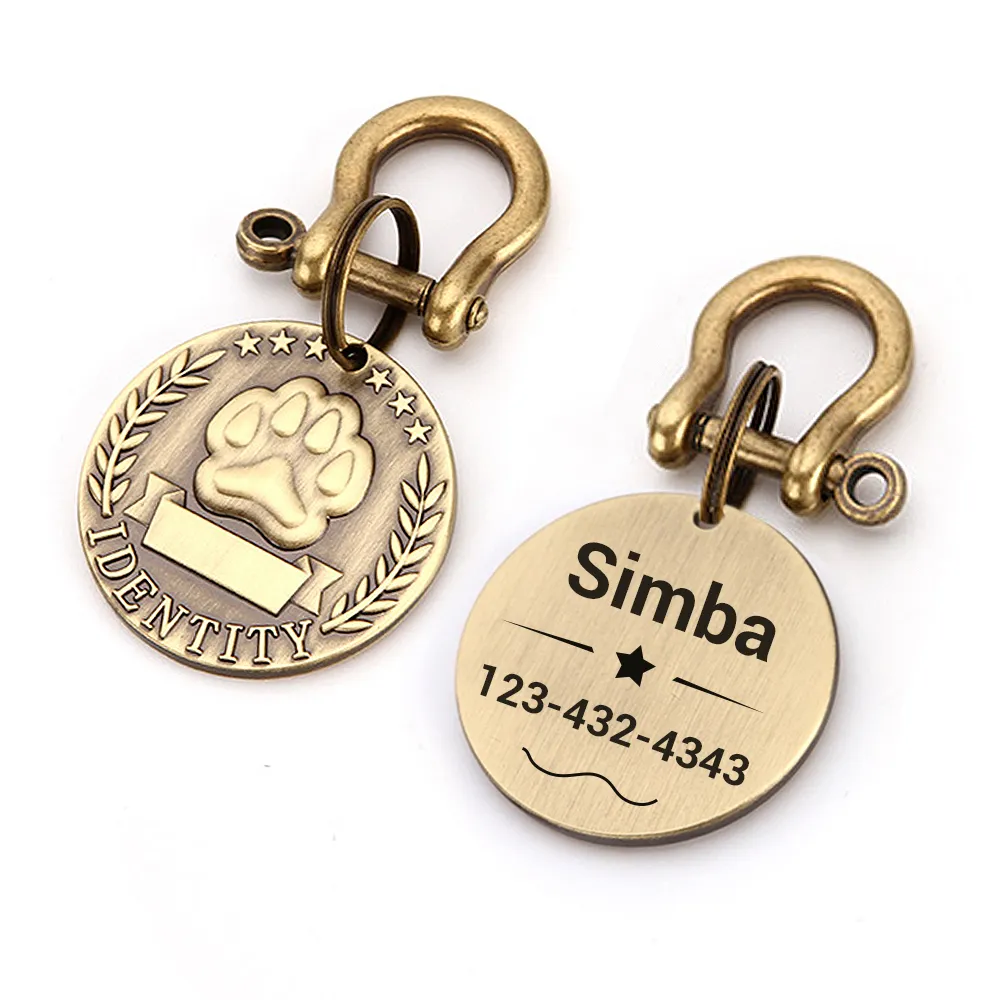 DHgate.com:Custom Engraved Dog & Cat ID Tags - Personalized Address ...