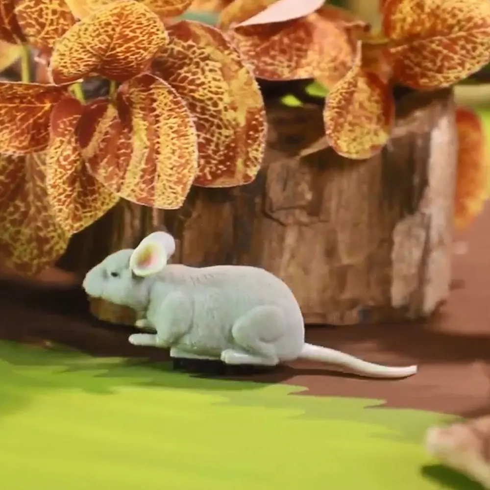 Interactive Plush Mouse Toy for Cats - Automatic Escape Robot ...
