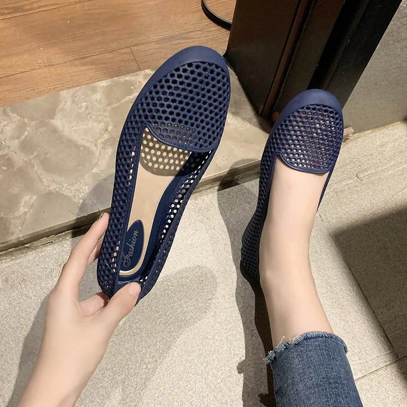 Cutout Summer Flats: Women's Espadrilles Flats - Soft Bottom, Round Toe ...