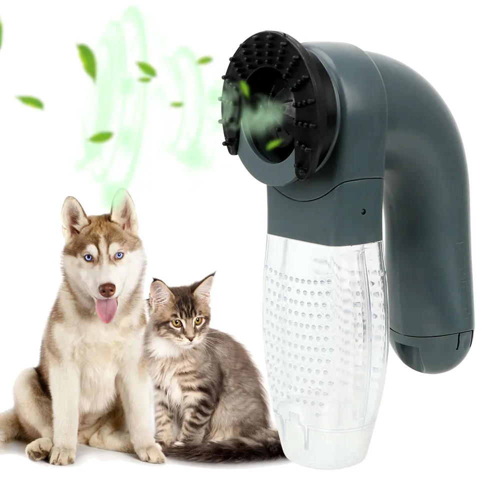 Electric Suction Pet Grooming Device for Cats and Dogs | Deshedding ...