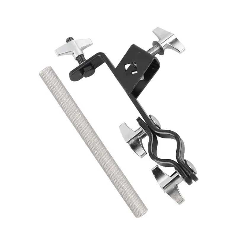 Multi-Function Drum Kit Cowbell Mount: Secure Cymbal Shelf & Bells ...