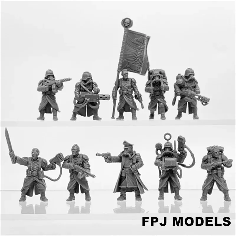 Grim Guard Combatants Resin Model Kit 28mm Miniature Tabletop Gaming ...