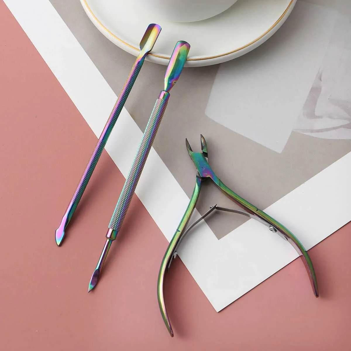 Professional Cuticle Nipper Set - Precision Nail Cuticle Remover ...