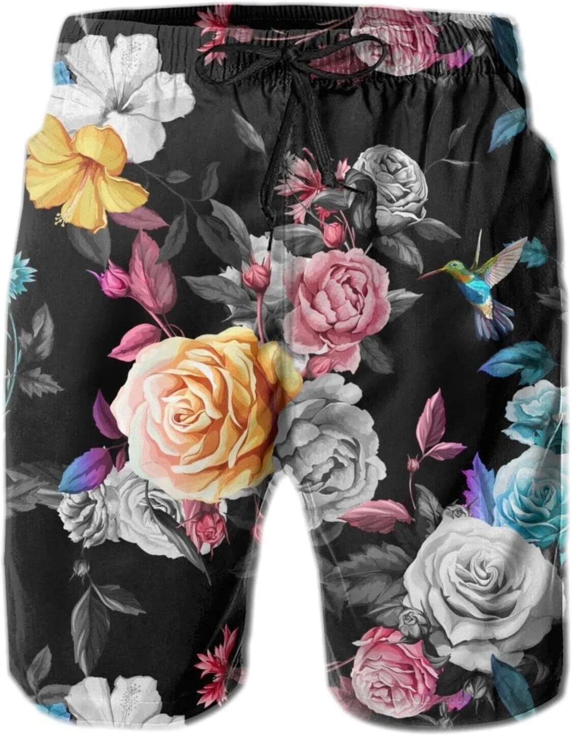 Mens Swim Trunks Quick Dry 3D Printed Colorful... From Fasts_shipping ...