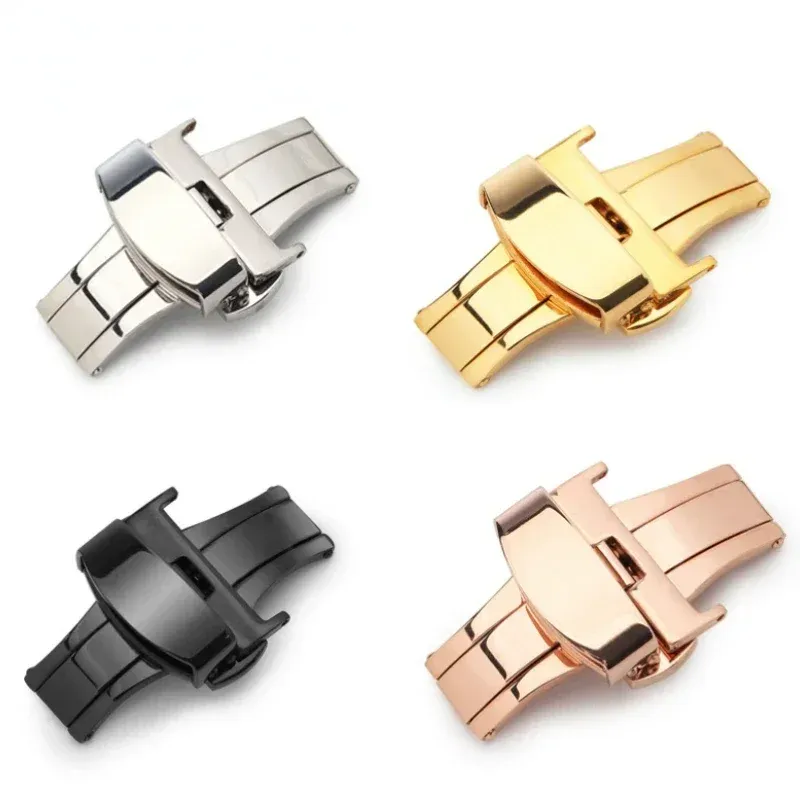 Watch Band Buckles: 10mm, 12mm, 14mm, 16mm, 20mm, 22mm, 24mm Stainless ...