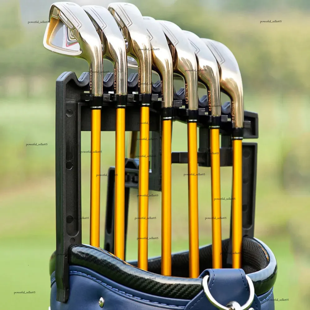 Premium Golf Club Organizer - Holds 9 Clubs, Adjustable Width, Anti ...