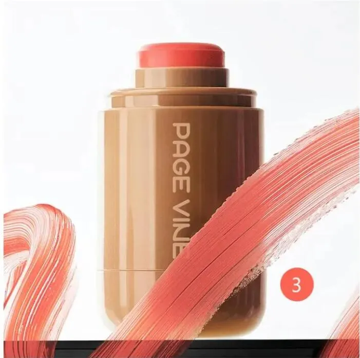 New PAGE VINE Pocket Blush Face Cheek Makeup Stick Beauty Cosmetics ...