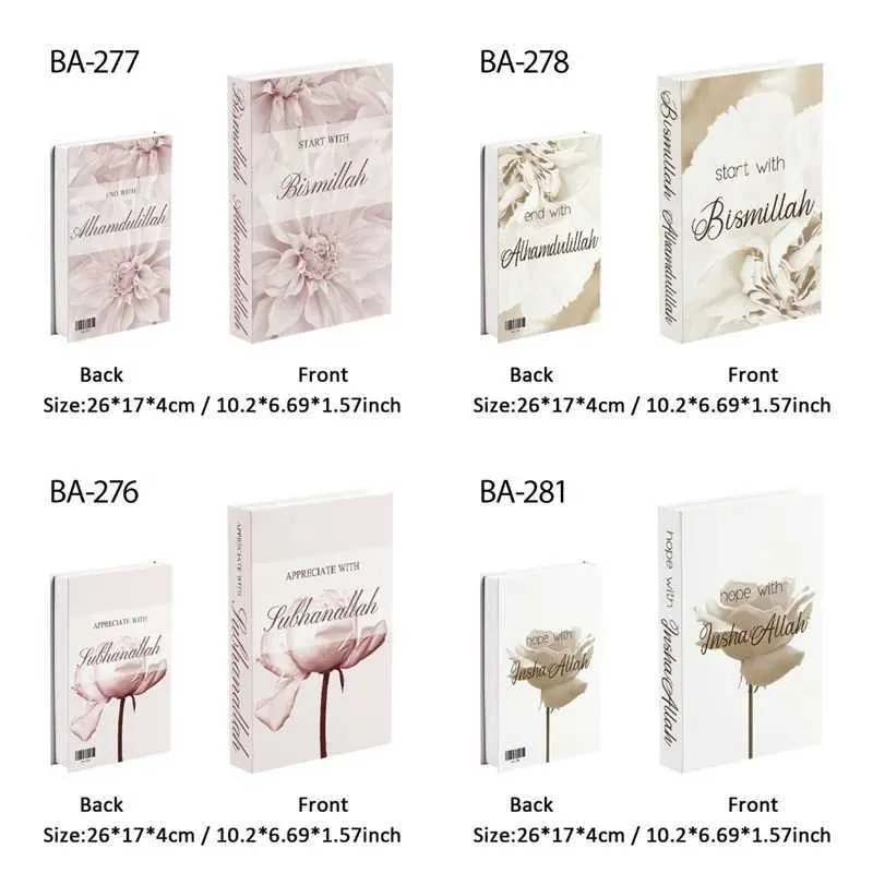 Decorative Book Boxes: Faux Book Storage, Islamic Design, Coffee Table ...