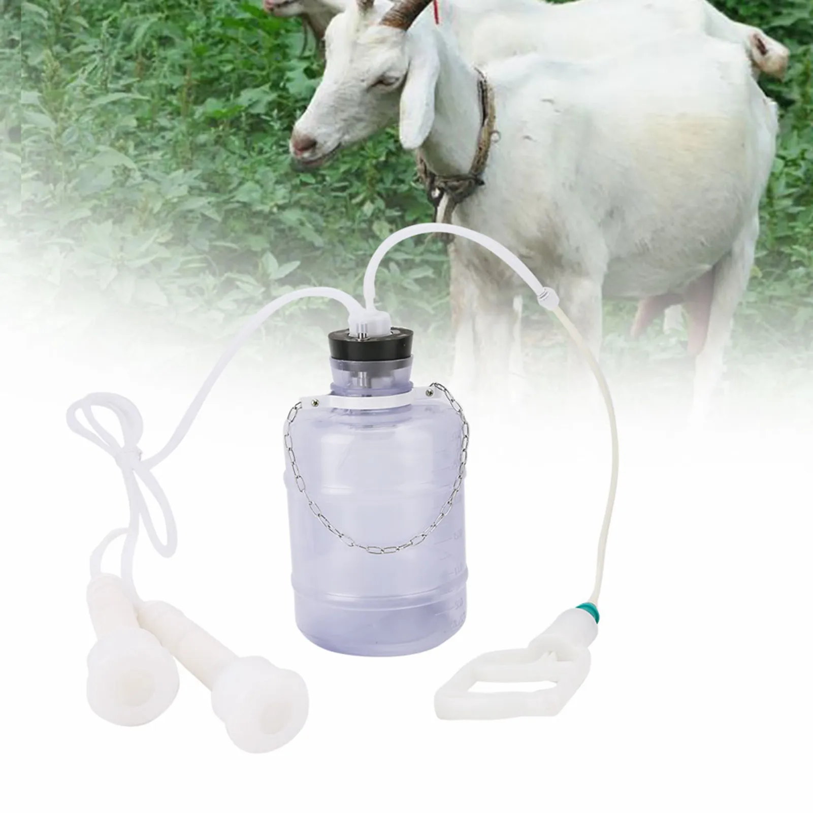 Manual Goat Milking Machine Kit - 3L Portable Sheep Milker for Home Use ...