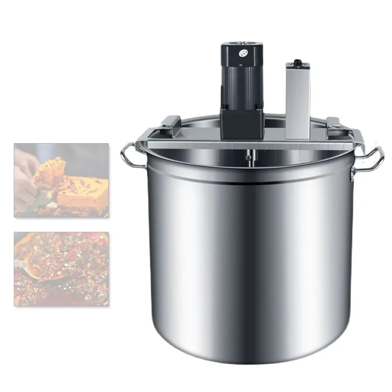 Wok Stove Electric Stir Fry Machine: Stainless Steel Automatic Cooker ...