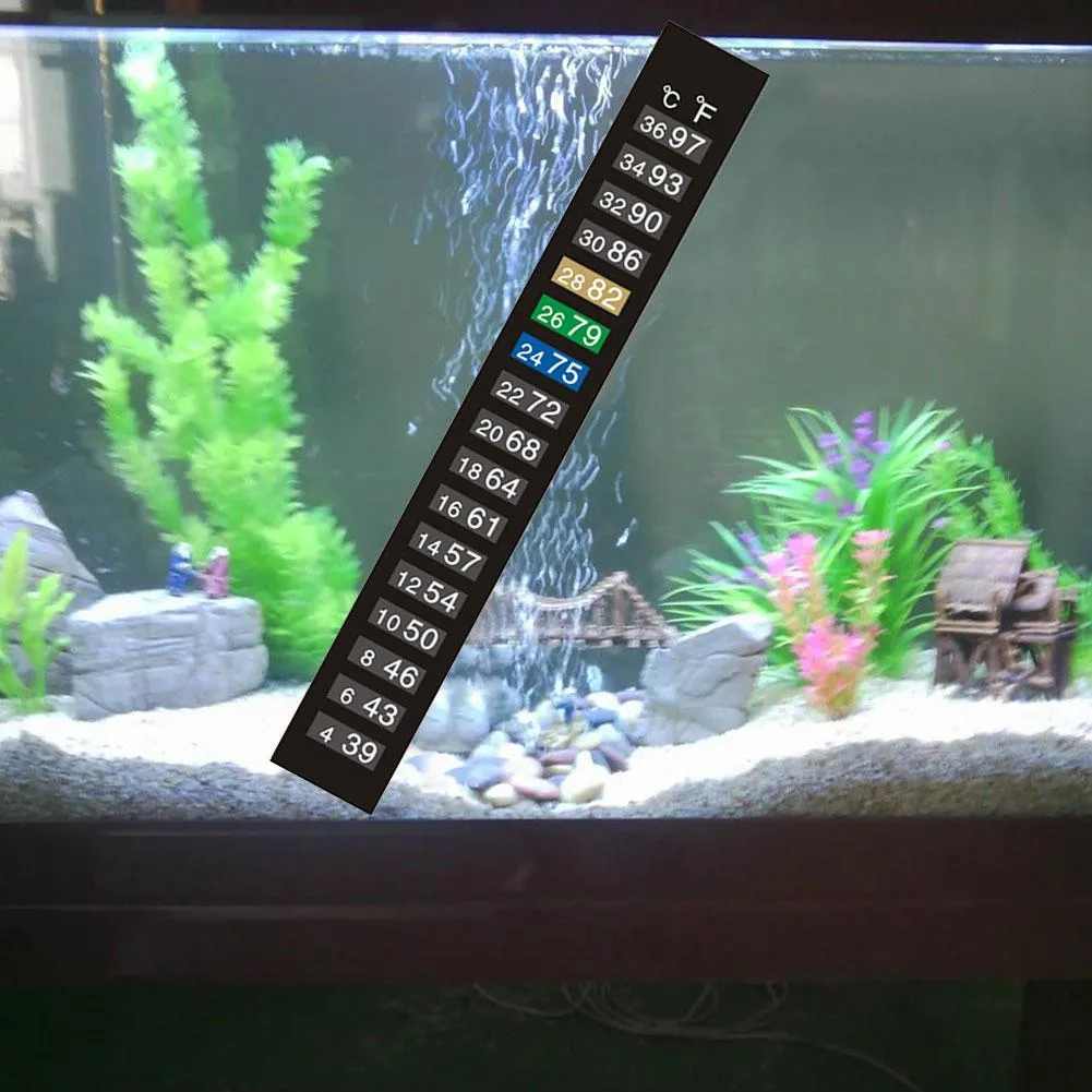 Digital Aquarium Thermometer Stick-On - Accurate Temperature Monitoring ...