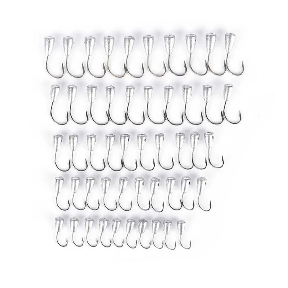 Titanium Tungsten Fish Hooks: 5 Sizes, 10 Or 50 Pack, Japanese Wrapped ...