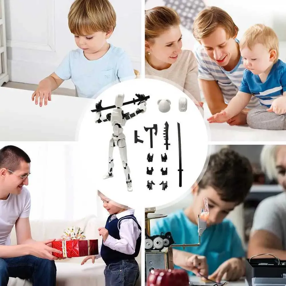 Unique 3D Printed action man robot atak Diagram with Multi Joints ...