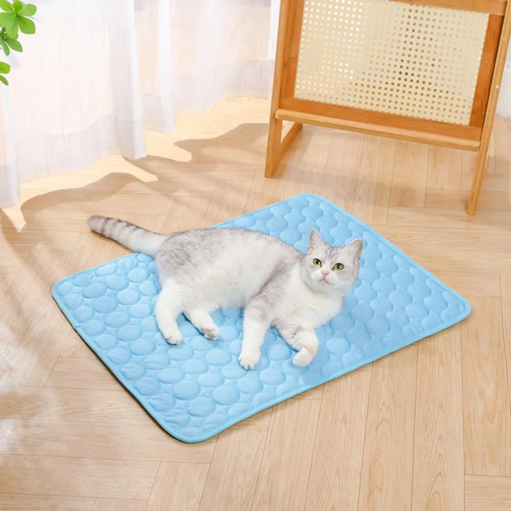 Summer Pet Cooling Pad Pet Cooling Mat 2025 - Ice Silk Cooling Pad For ...