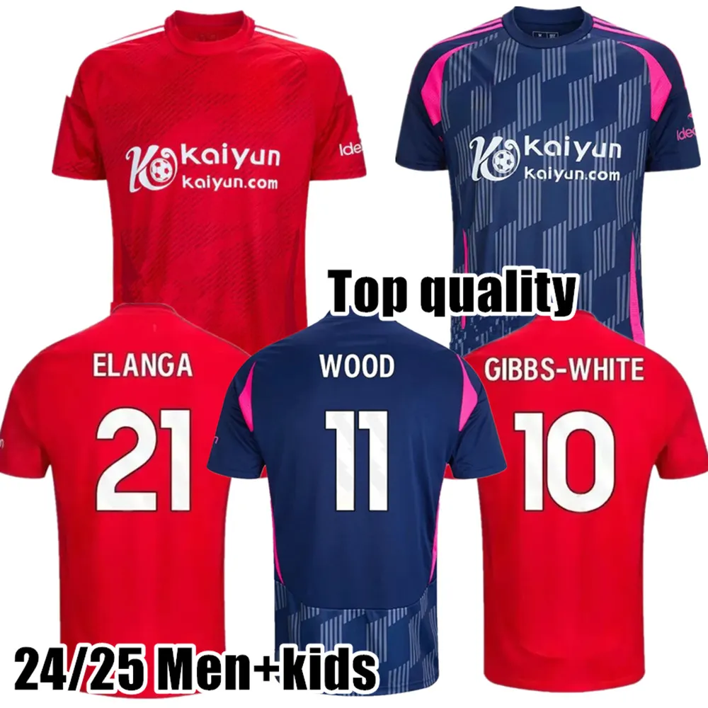 2024 NottinghamS Soccer Jersey Kids Football Shirt GRABBAN Johnson ...