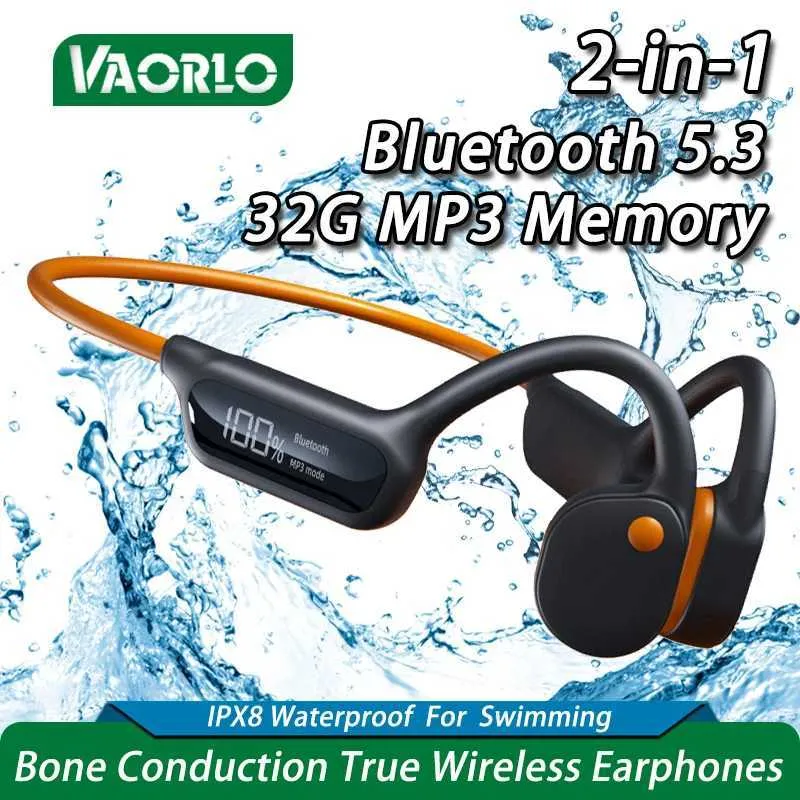 Waterproof Swimming Earphones Bluetooth 5.3 - 32GB MP3 Player, Wireless ...