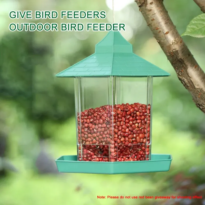Waterproof Hanging bird feeder birds with Hang Rope