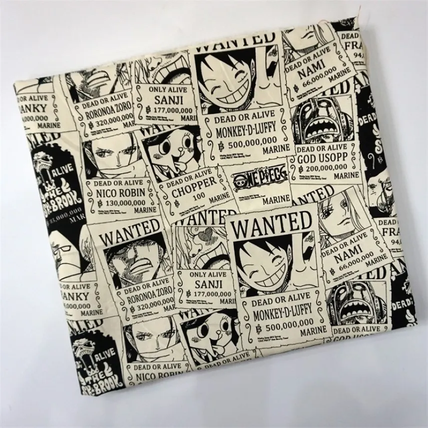 One Piece Dead Of Alive Chopper Luffy Patchwork Cotton Canvas Tim Holtz ...