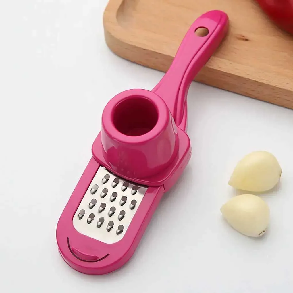 Multi-Function Garlic Press Crusher: Ginger Grater, Peeler - Premium ...