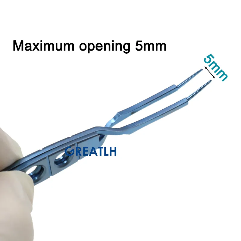 Titanium Alloy Nucleus Forceps Automatic Eyelid Magnifying Tweezers For ...
