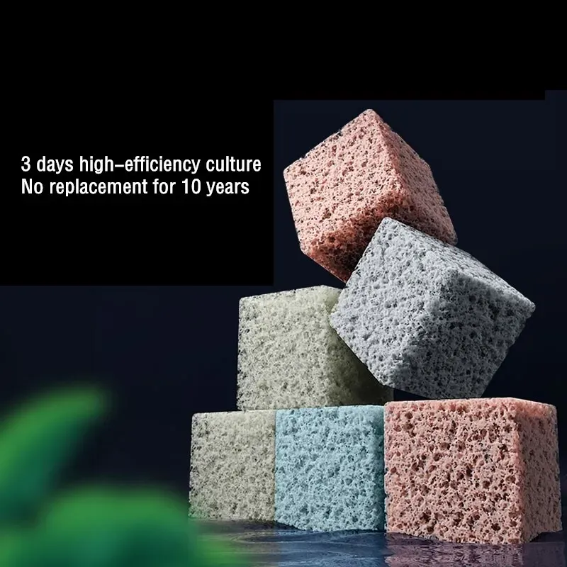 Premium 4D Aquarium Bio Filter Media - 1L, Wet Filter for Freshwater ...