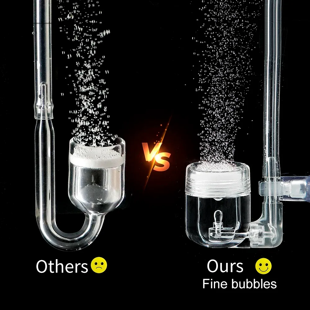 Aquarium Aquarium Inline Co2 Diffuser With Suction Cup 4 In 1 Carbon ...