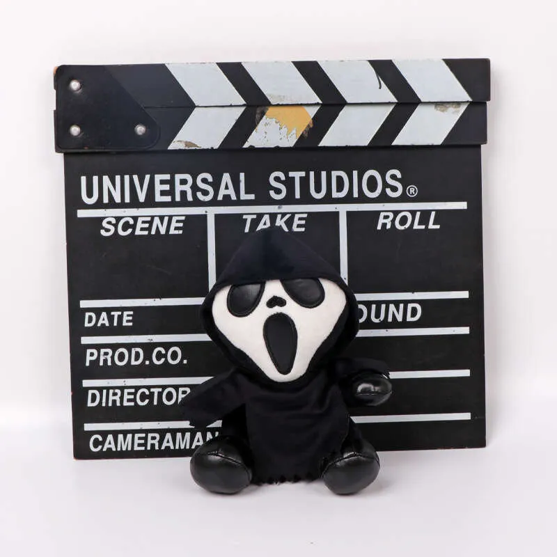 Ghostface Plush Toy Musical EVA White Scream Doll, Holiday Halloween ...