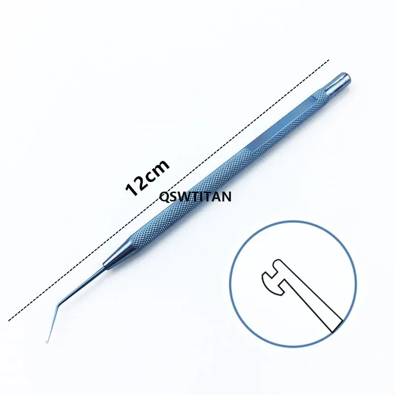 Wholesale Titanium Kuglen Iris Push Pull Ophthalmic Hooks With Angle Shaft For Cataract Eye ...