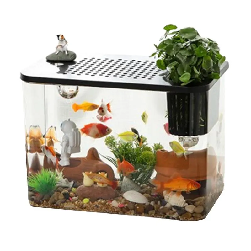 Wholesale Transparent Turtle Tank Aquarium Fish Bowl Small Aquarium ...