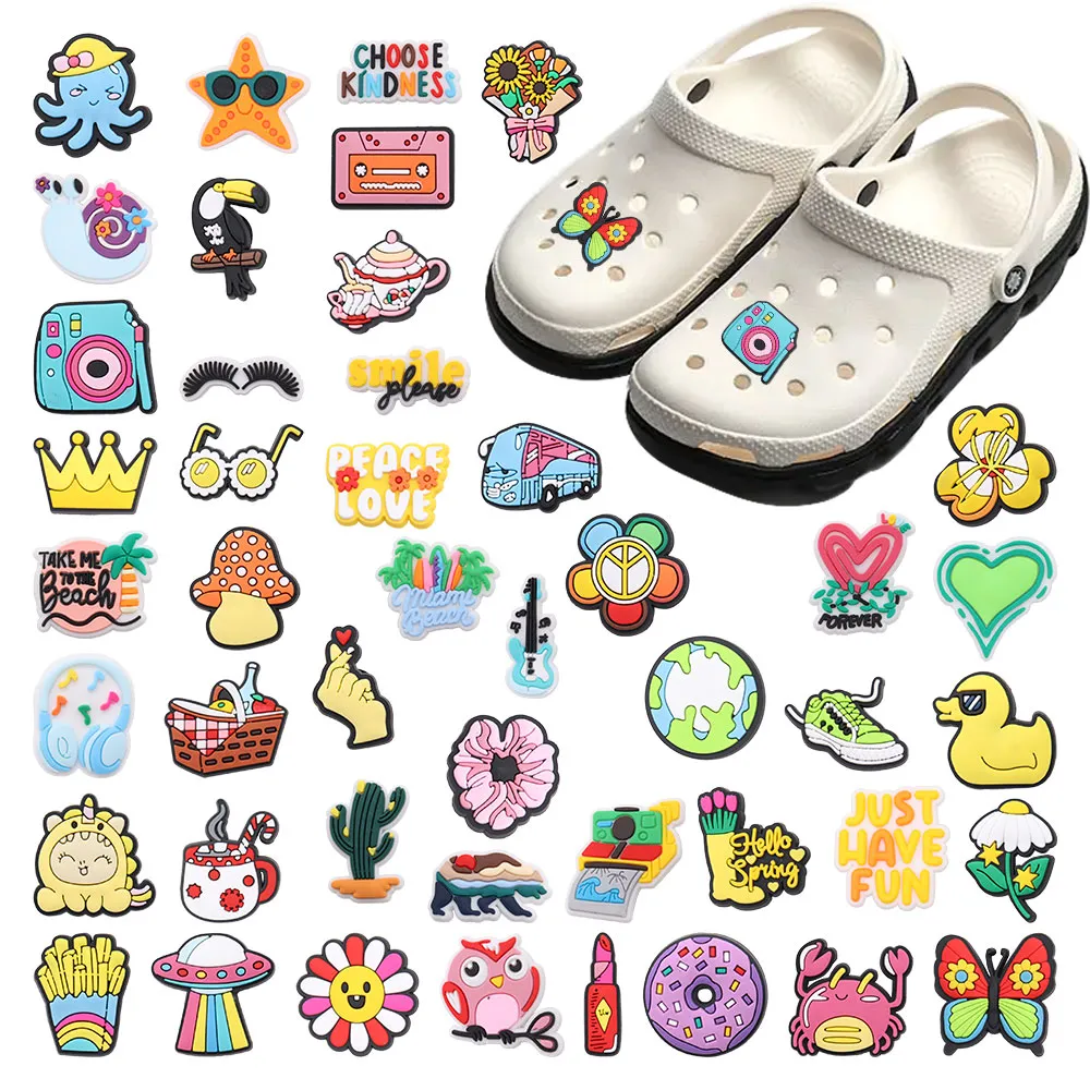 Beach Croc Charms - Peace, Love & Fun! DIY Sandal Decorations ...