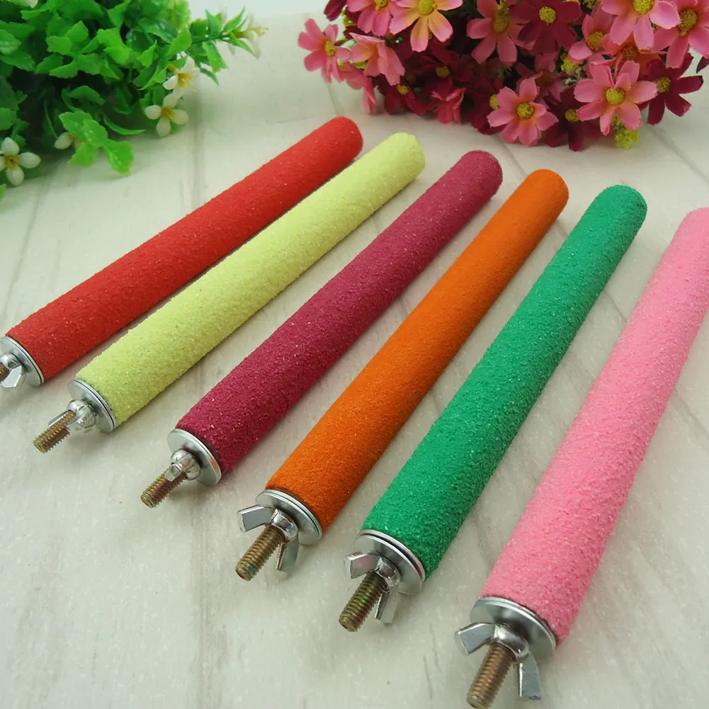 Multi Function Parrot Perching Station With Bird Claw Beak Grinding Bar ...