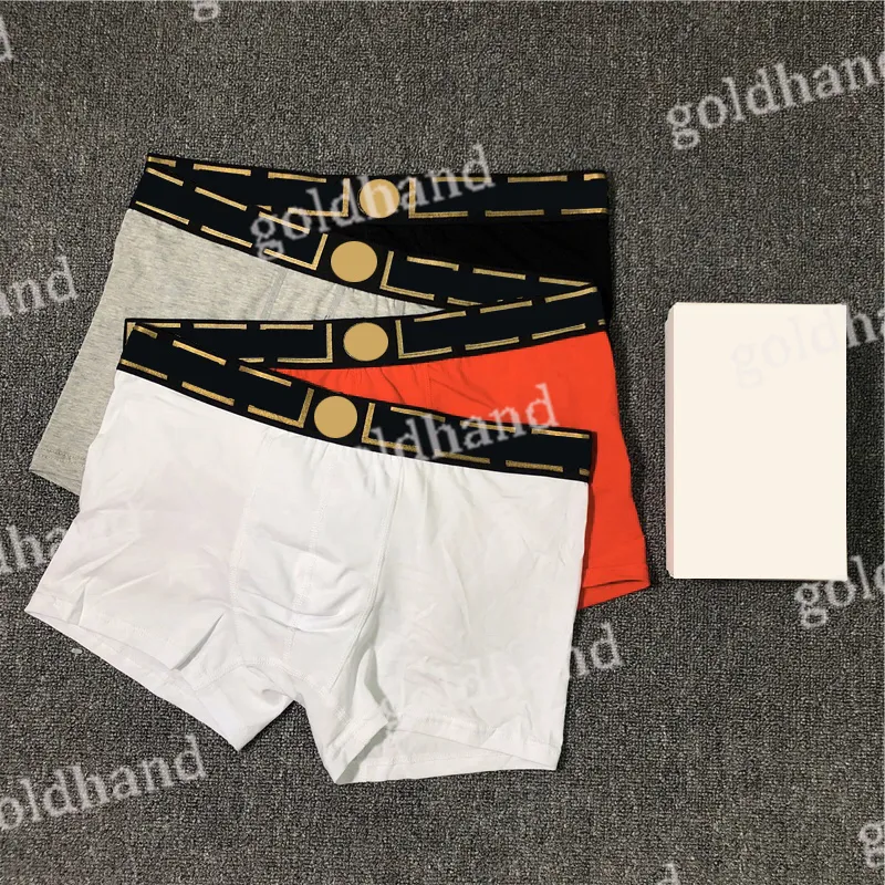 Luxury Mens Boxers Pure Cotton Soft Comfortable Underwear Designer Male ...