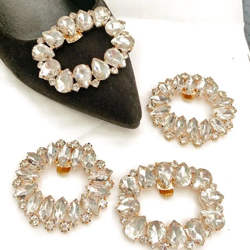Sparkling Rhinestone Shoe Clips - Removable Wedding Shoe Decorations ...