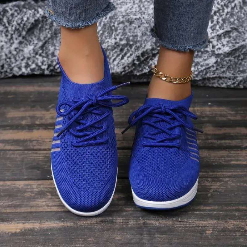 DHgate.com:Women's Platform Sneakers - Breathable Mesh Slip-On Sock ...