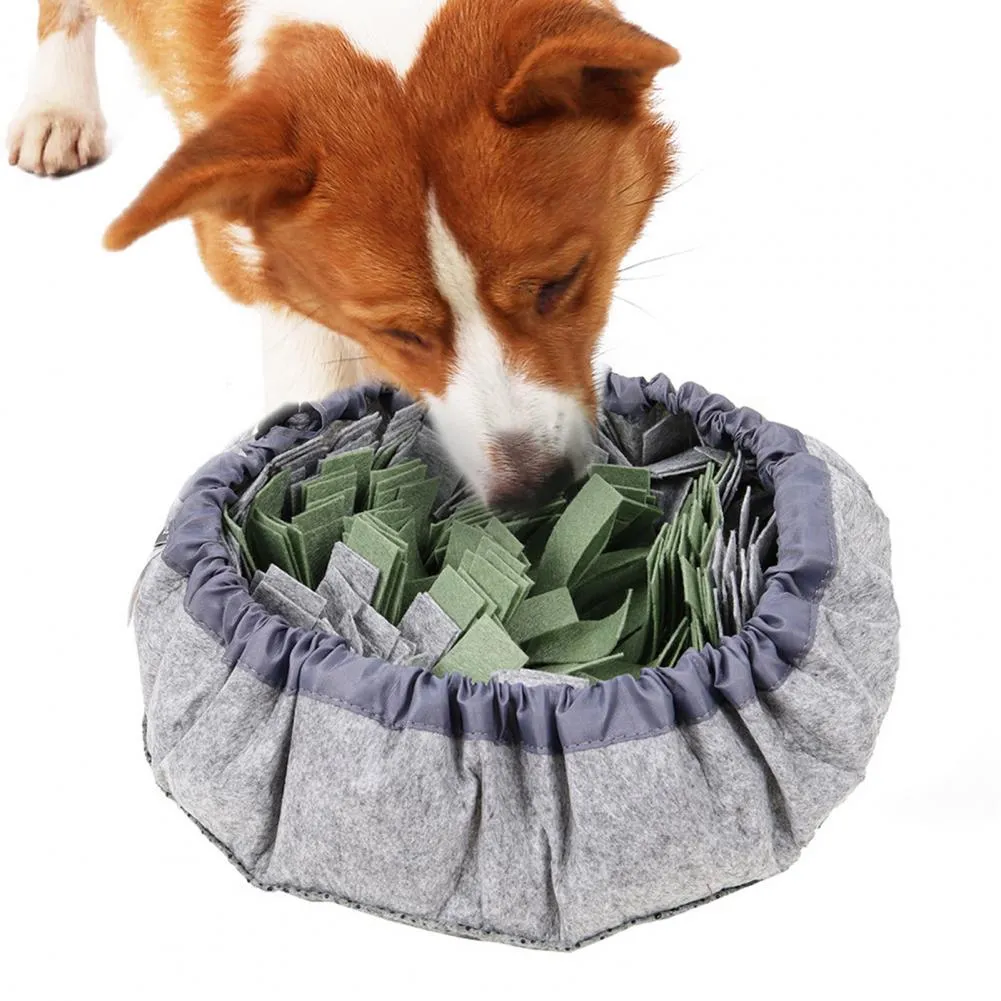 Non-Slip Portable Pet Snuffle Mat for Dogs, Cats Foraging Mat ...