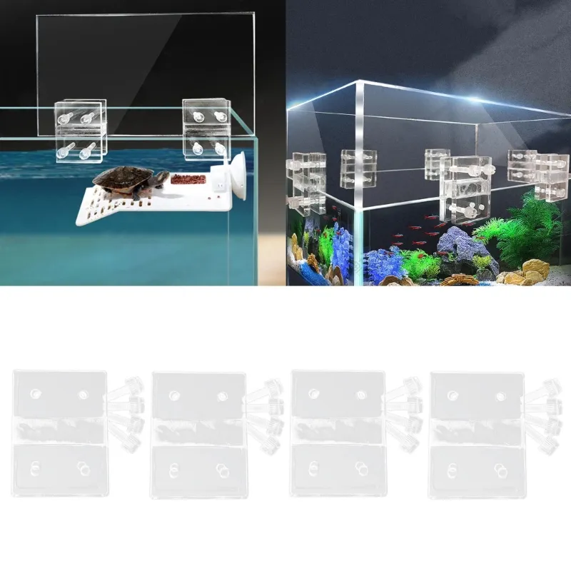 Acrylic Aquarium Lid Clips - Secure Fish Tank Cover Holders, Anti ...