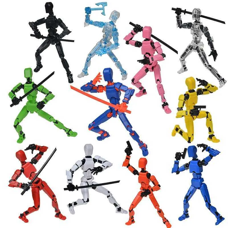 Interactive Robot: 3D Printed Articulated Action Figure, 13 Points Of ...