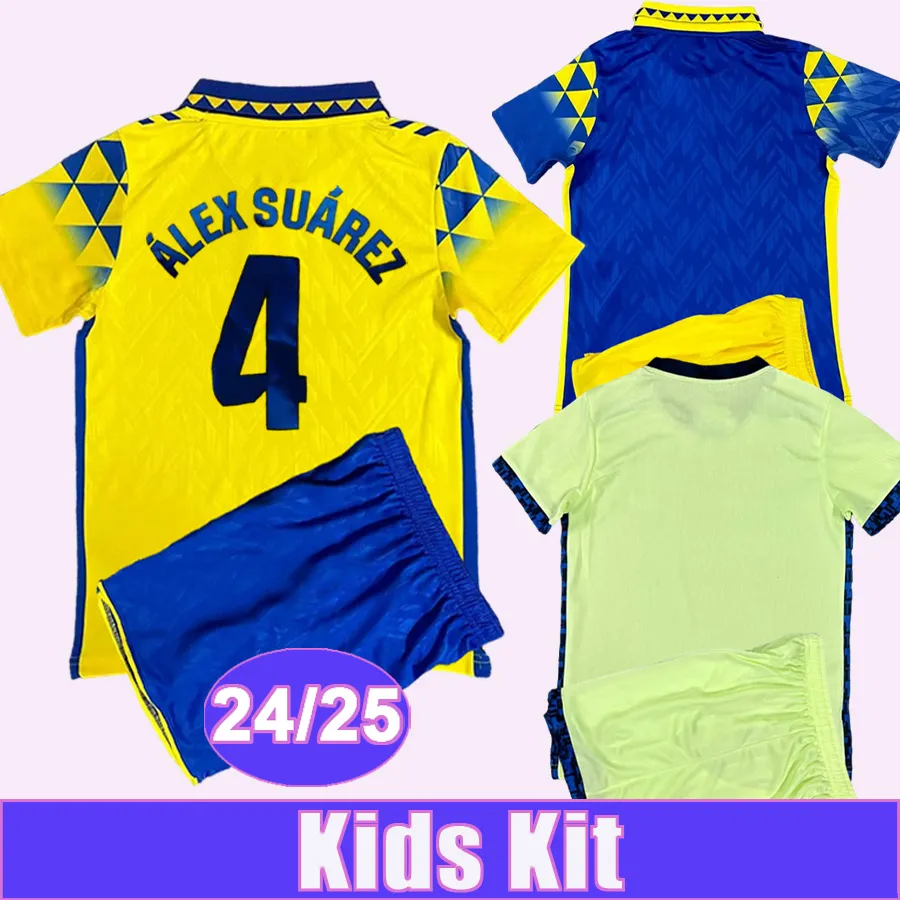 Mejor Precio En A Granel 2024 Alex Suarez Kids Soccer Kits Home Yellow ...