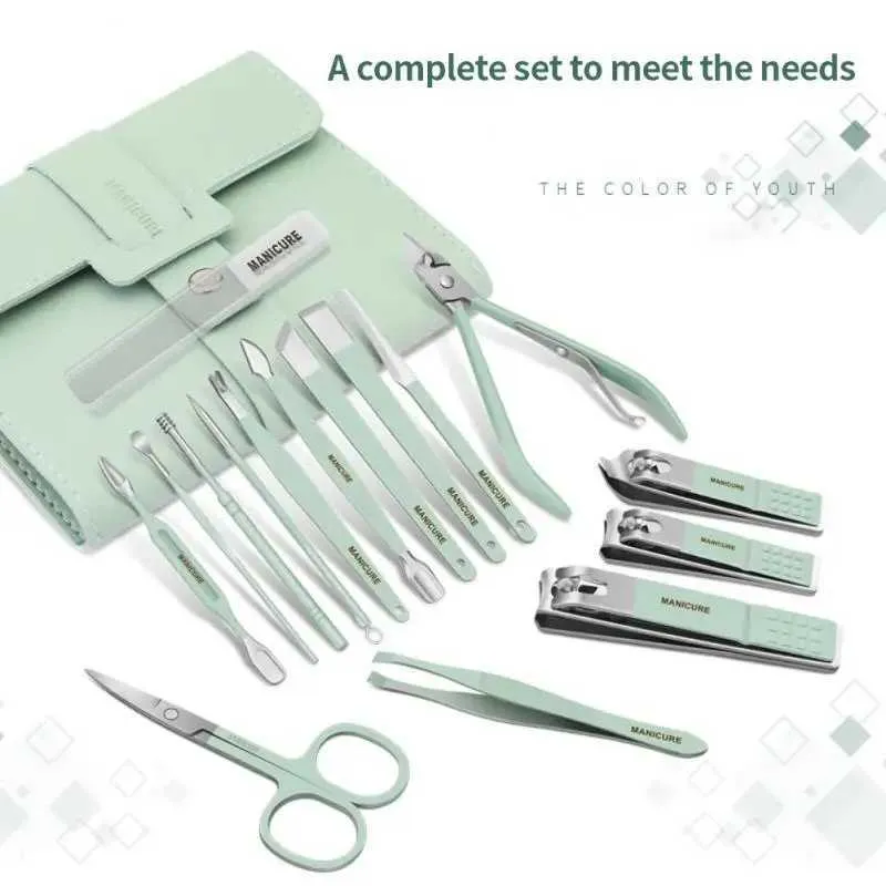 Premium Stainless Steel Travel Nail Clipper Set with Folding Case ...