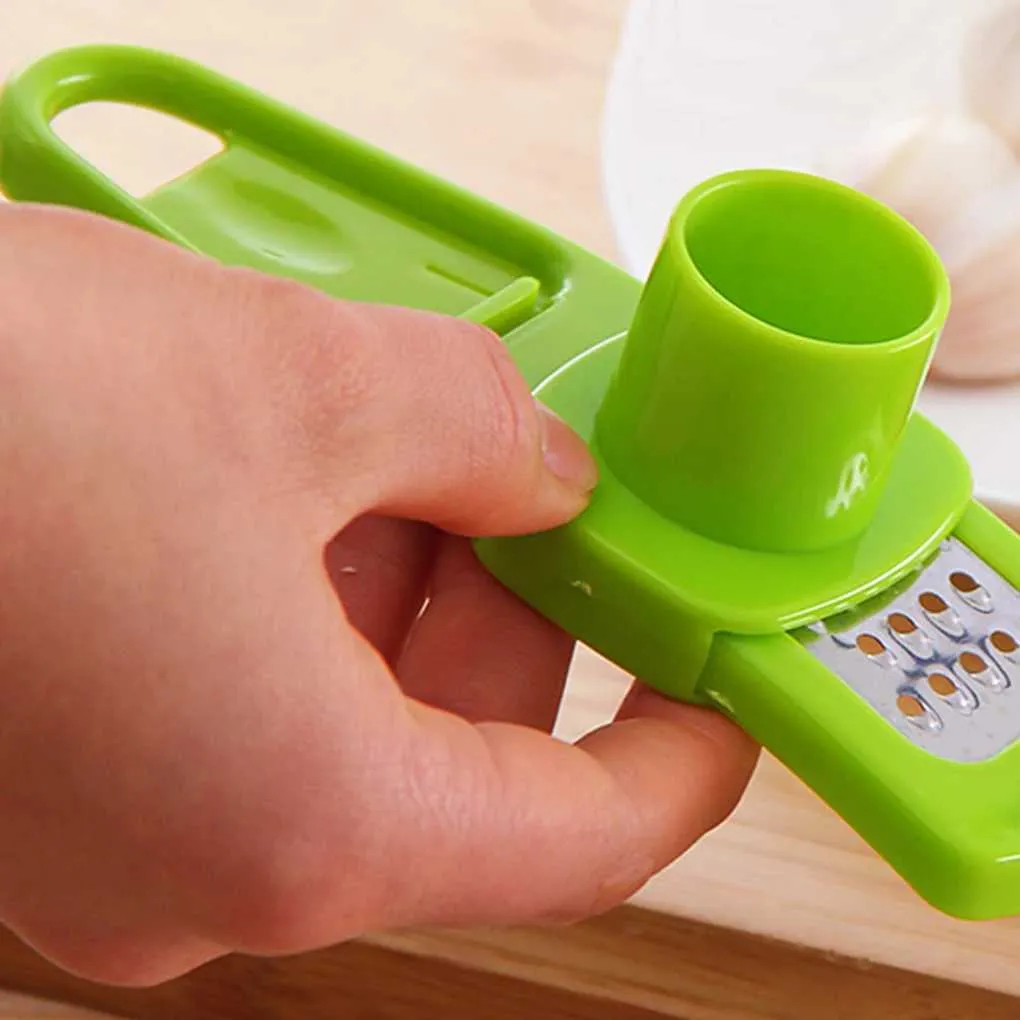 Multi-Function Garlic Press Crusher: Ginger Grater, Peeler - Premium ...