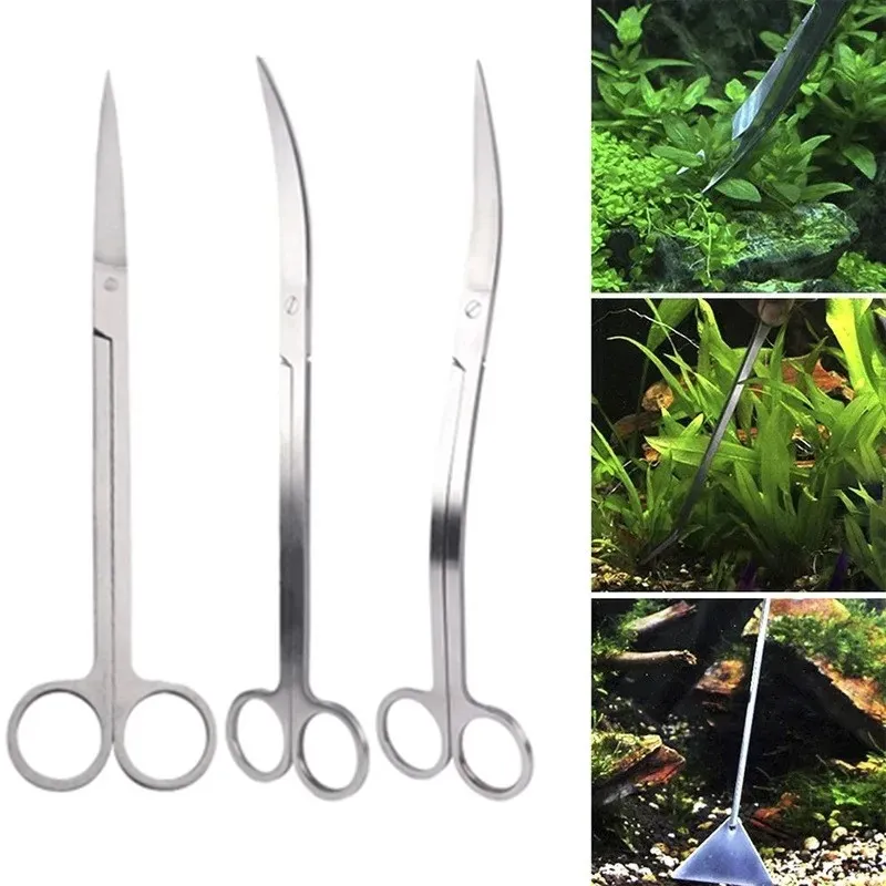 Wholesale Stainless Steel Aquarium Plant Trimming Scissors Tweezer For ...