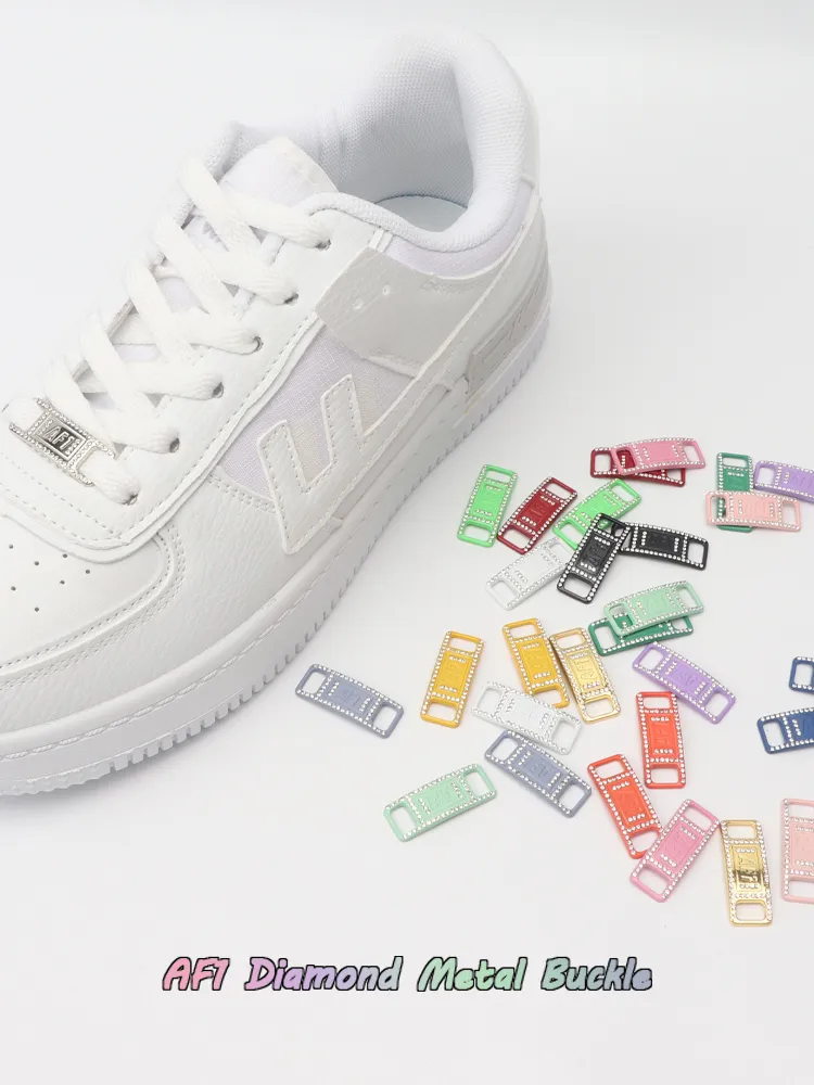 New AF1 Diamond Shoe Charms High Quality Metal Buckle For Fashionable ...