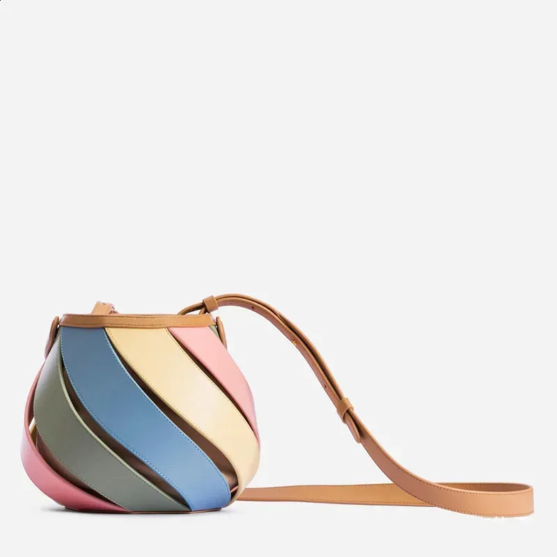 Fashion Lantern Bucket Bag For Women Handbags And Purse 2024 In PU ...