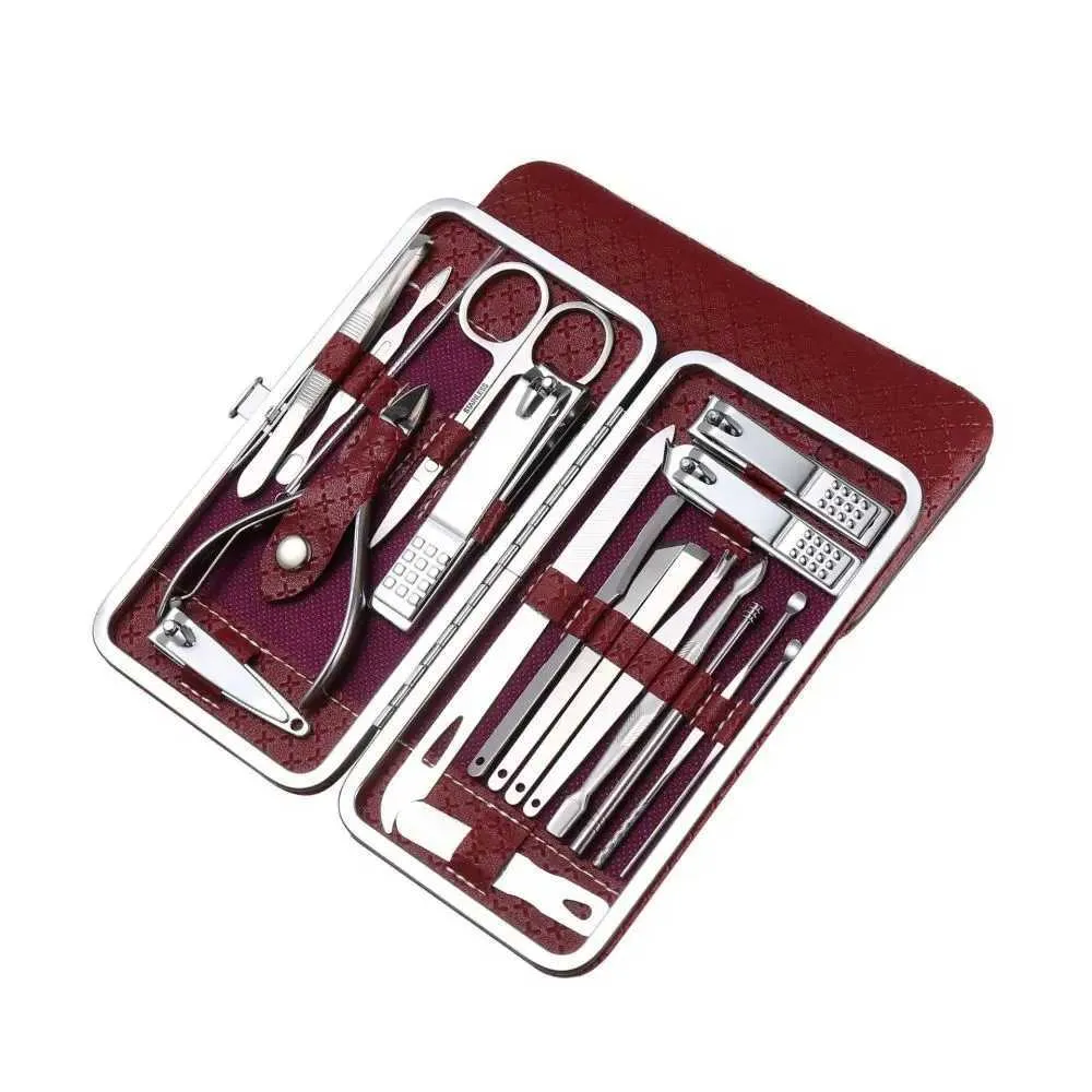 Premium 19-Piece Manicure Set: Travel Nail Clipper Set with Case - Shop ...