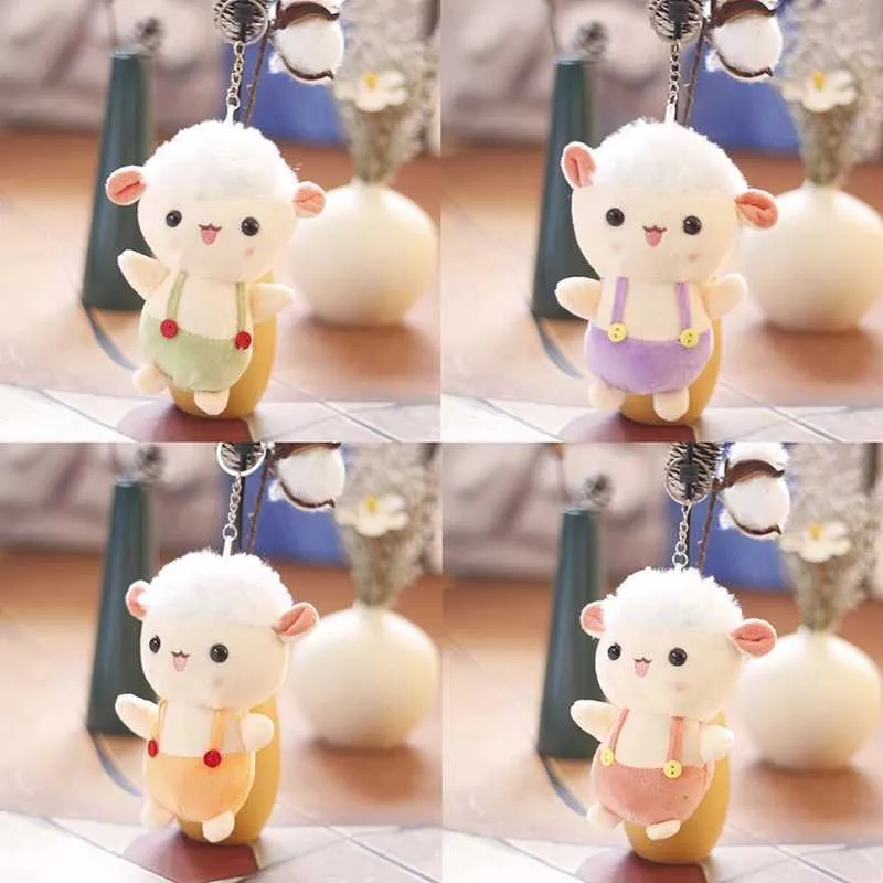 Cute Lamb Plush Keychain - Premium Sheepskin Bag Charm Pendant, Best ...