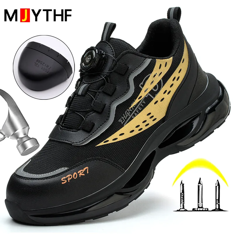 Lightweight Steel Cap Shoes: Men's Anti Smashing Work Sneakers ...